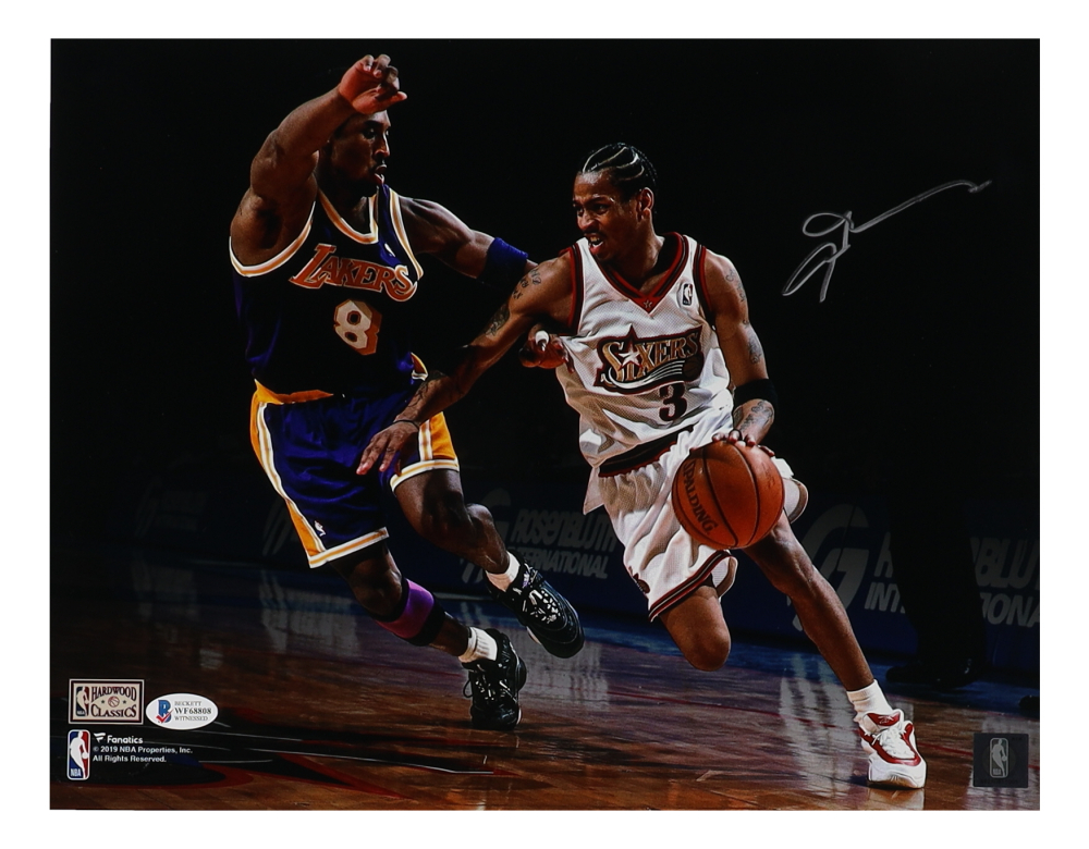 Allen Iverson Signed 76ers 11x14 Photo (Beckett) | Pristine Auction