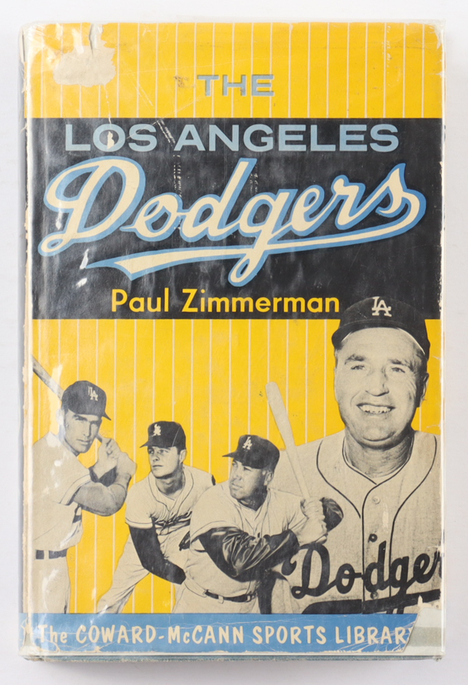 MLB Alumni "The Los Angeles Dodgers" Hardcover Book Signed by (56) with Hank Aaron, Bob Feller ...