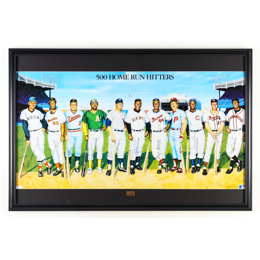 500 Home Run Club Custom Framed Poster Display With 125th MLB ...