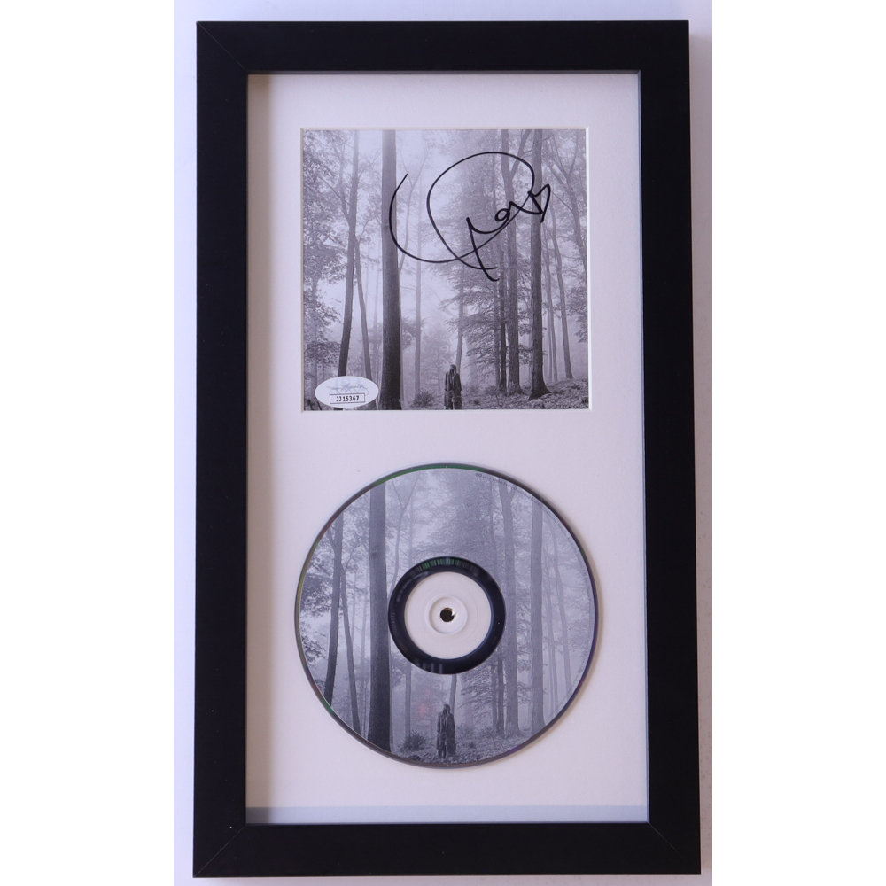 Taylor Swift Signed Custom Framed "Folklore" CD Album Cover Display ...