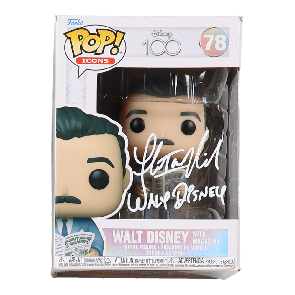 Thomas Ian Nicholas Signed "Disney 100" #78 Walt Disney With Magazine ...