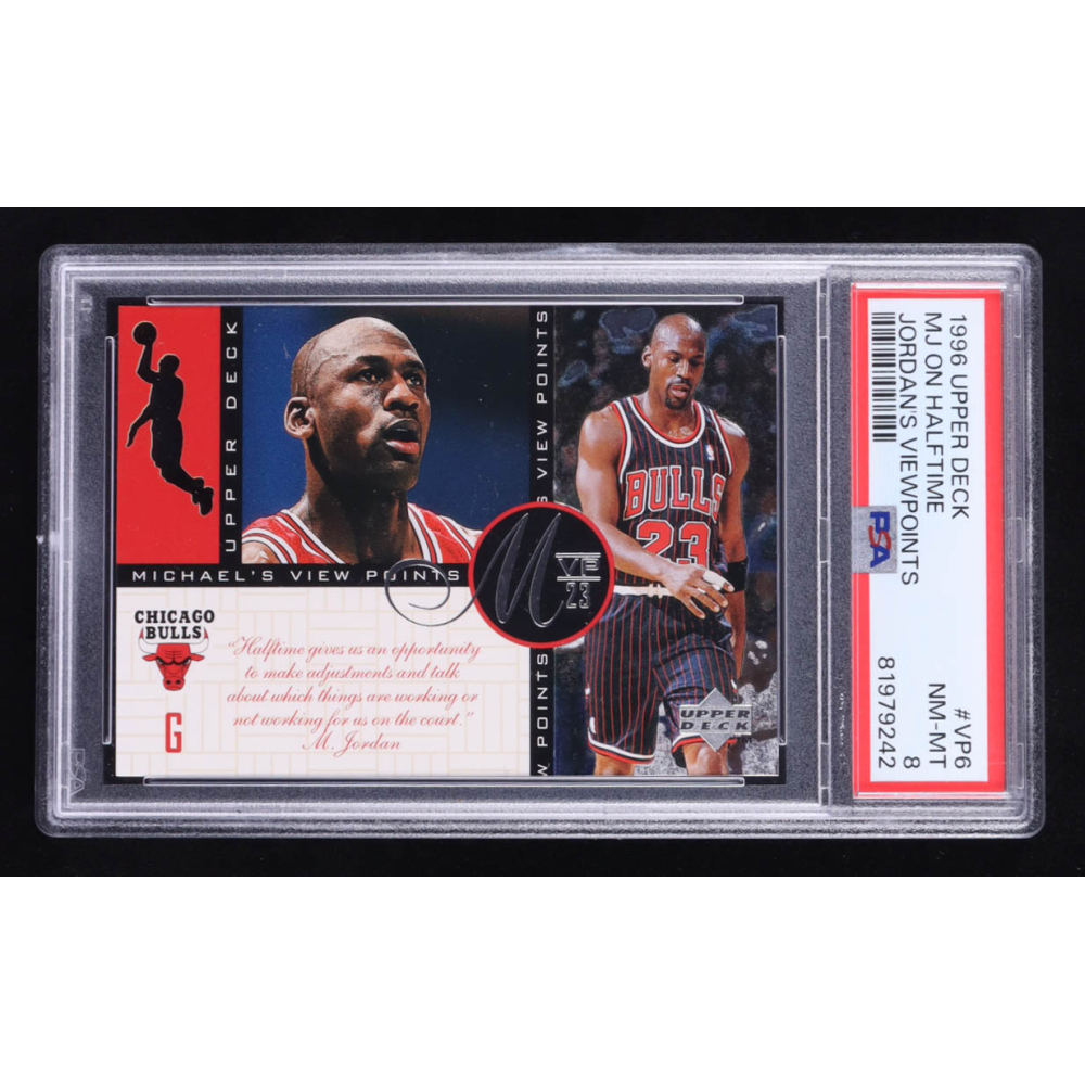 Michael Jordan 1996-97 Upper Deck Jordan's Viewpoints #VP6 (PSA 8 ...