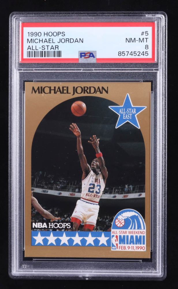 Michael Jordan 1990-91 Hoops #5 AS SP (PSA 8) | Pristine Auction