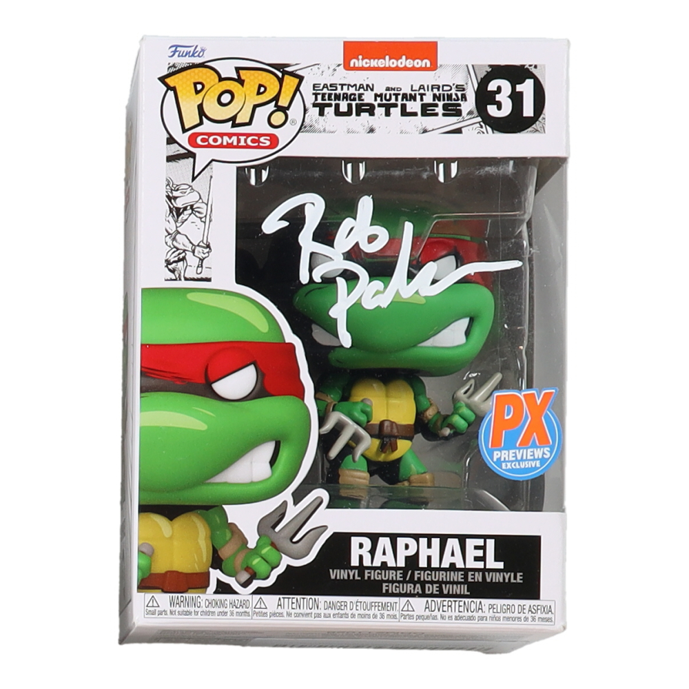 Rob Paulsen Signed "Teenage Mutant Ninja Turtles" #31 Raphael Funko Pop ...