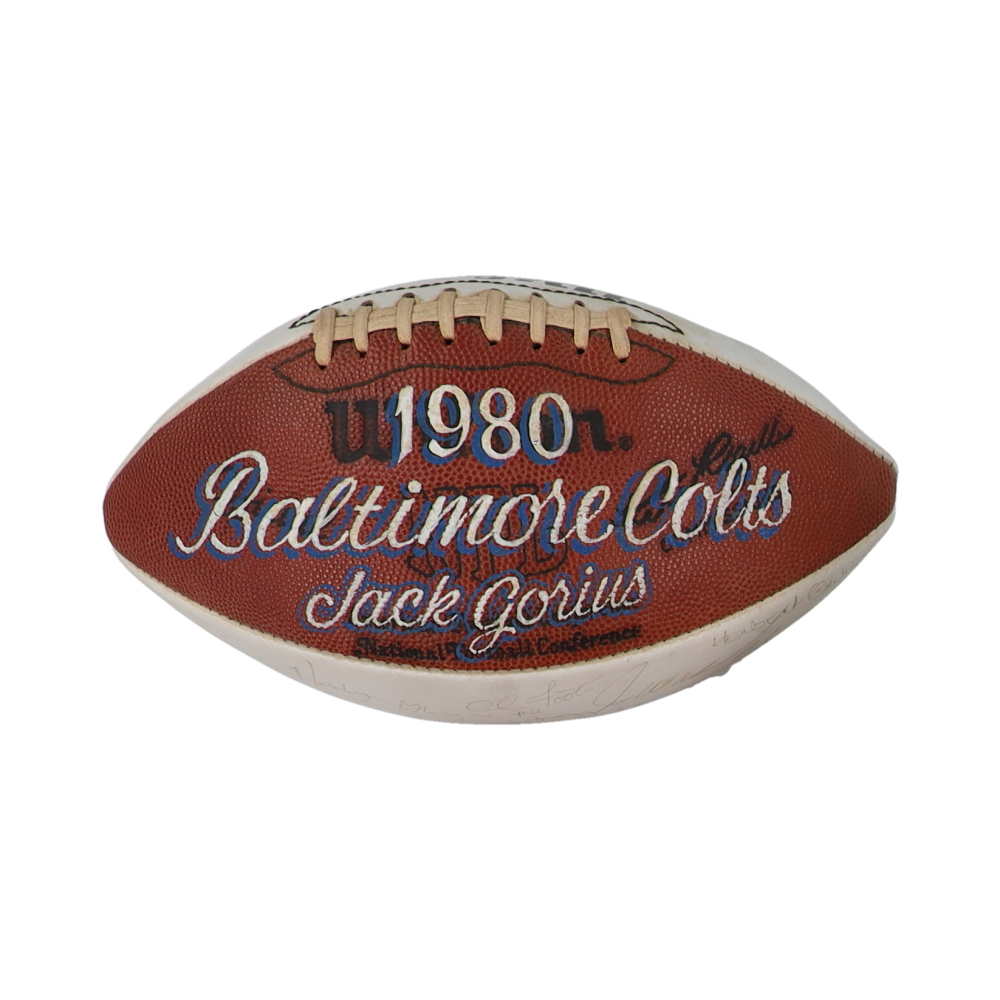 1980 Colts NFL Football Team-Signed by (31) with Randy Burke, Curtis ...