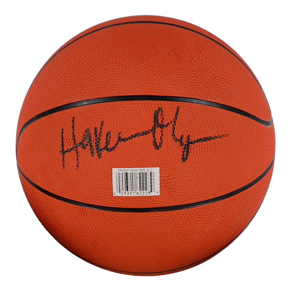 Hakeem Olajuwon Signed Dream Team Logo Basketball (PSA) | Pristine Auction