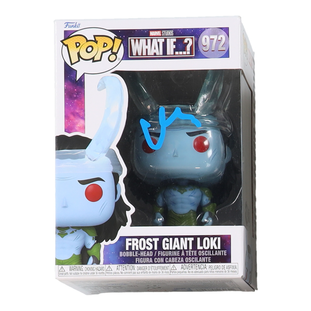 Matt Damon Signed "What If...?" #972 Frost Giant Loki Funko Pop! Marvel ...