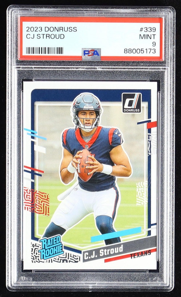 CJ Stroud 2023 Donruss #339 RR RC (PSA 9) | Pristine Auction