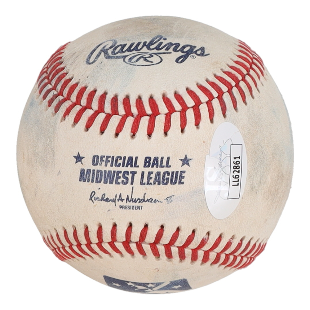 Alexander Canario Signed Midwest League Baseball (JSA) | Pristine Auction