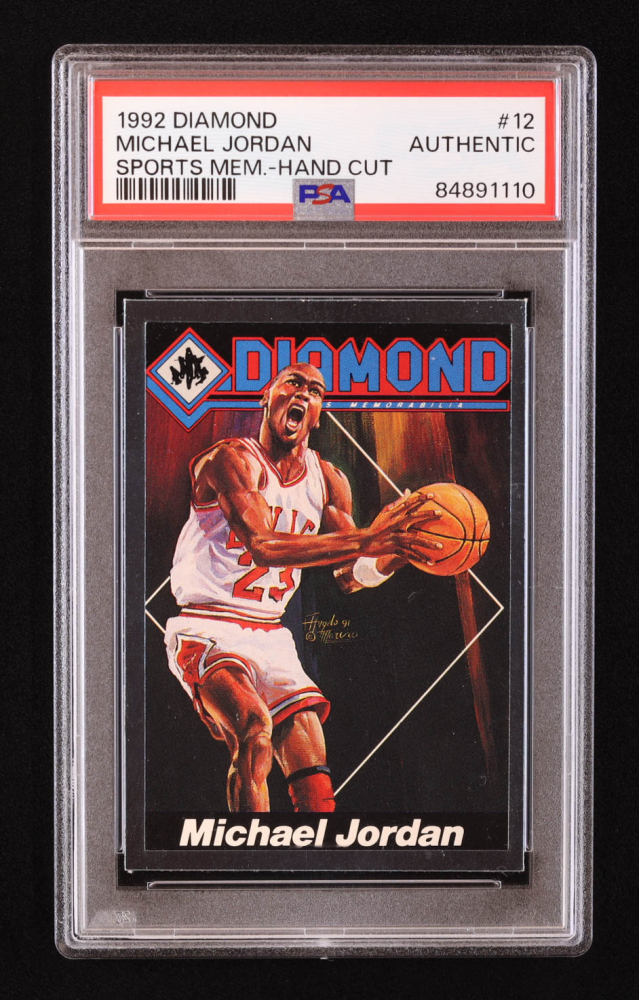 Michael Jordan 1992 Diamond #12 (PSA Authentic) | Pristine Auction