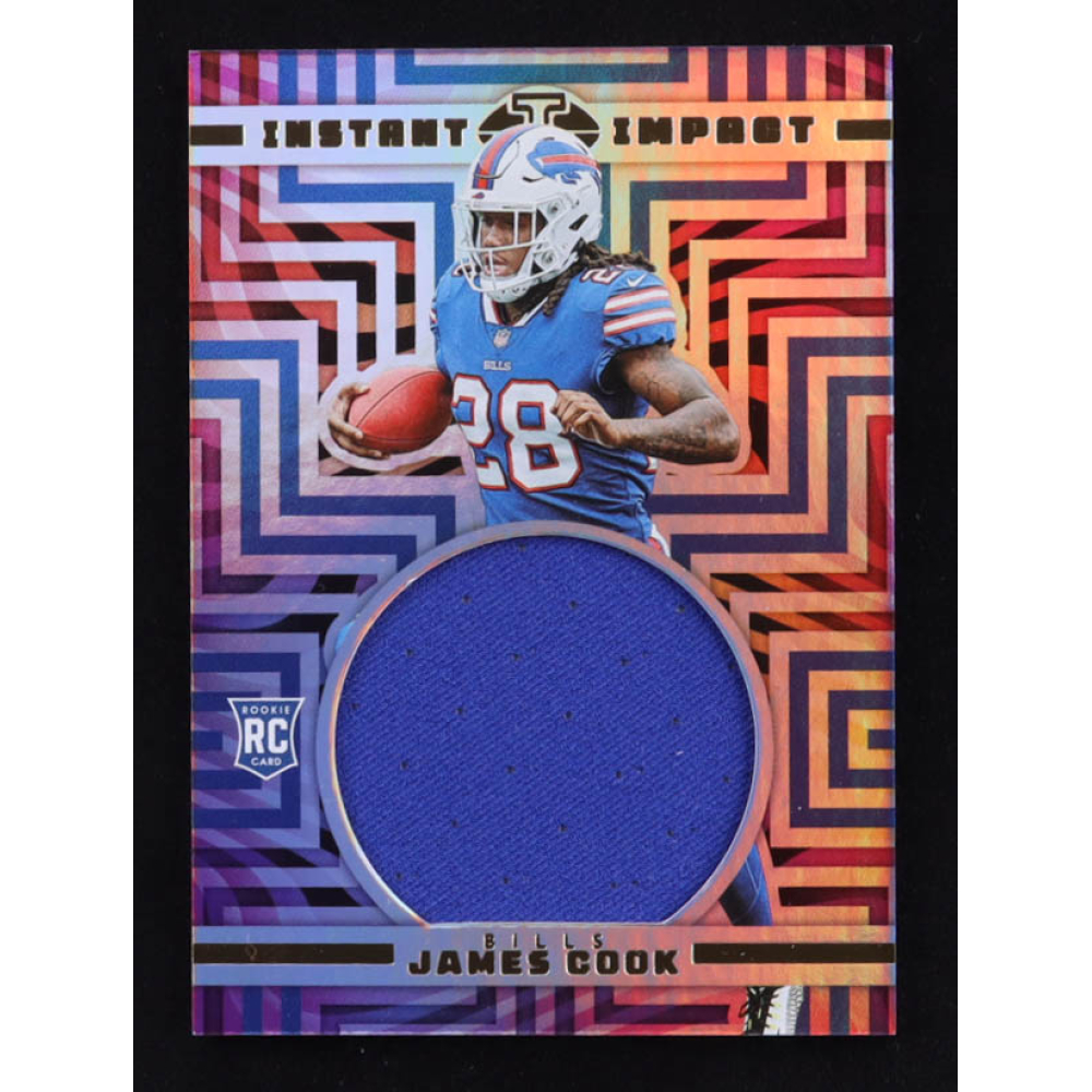 James Cook 2022 Panini Illusions Instant Impact Jerseys #24 RC ...