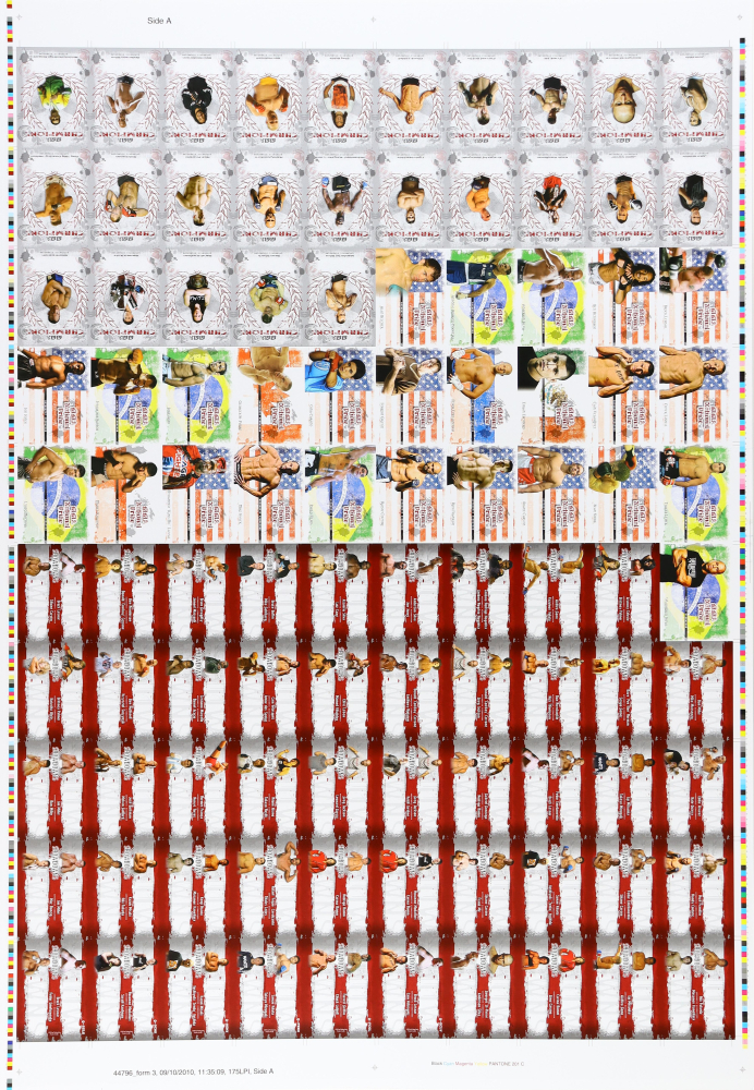 Uncut Sheet of (100) 2010 Leaf MMA Cards | Pristine Auction