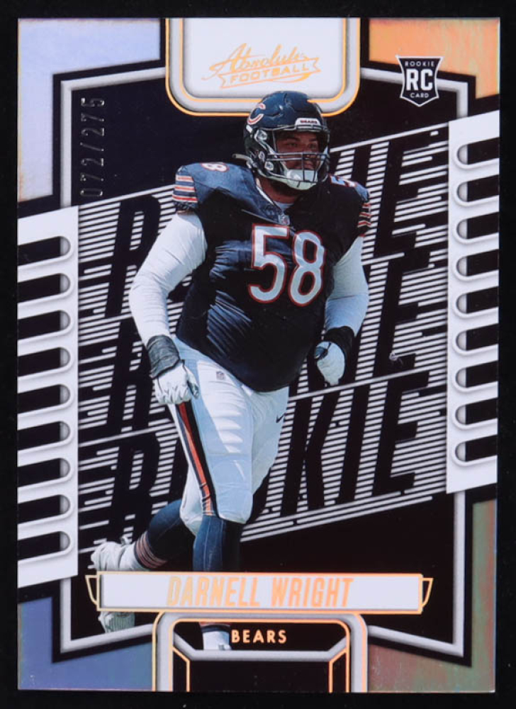 Darnell Wright 2023 Absolute Spectrum #148 RC #72/275 | Pristine Auction
