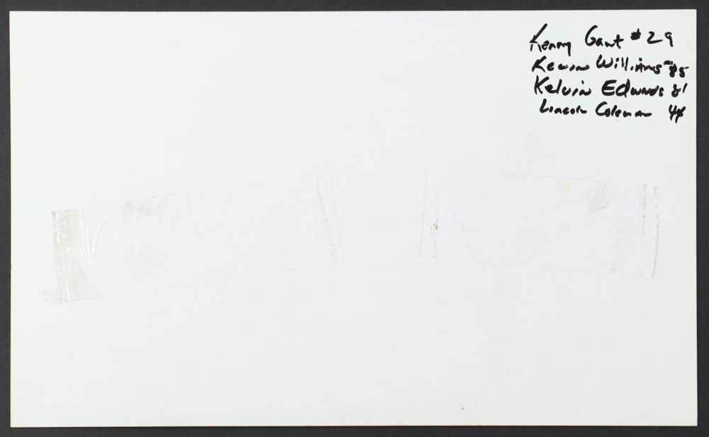 NFL Alumni Signed Metal Sign Signed by (4) with Lincoln Coleman, Kevin ...