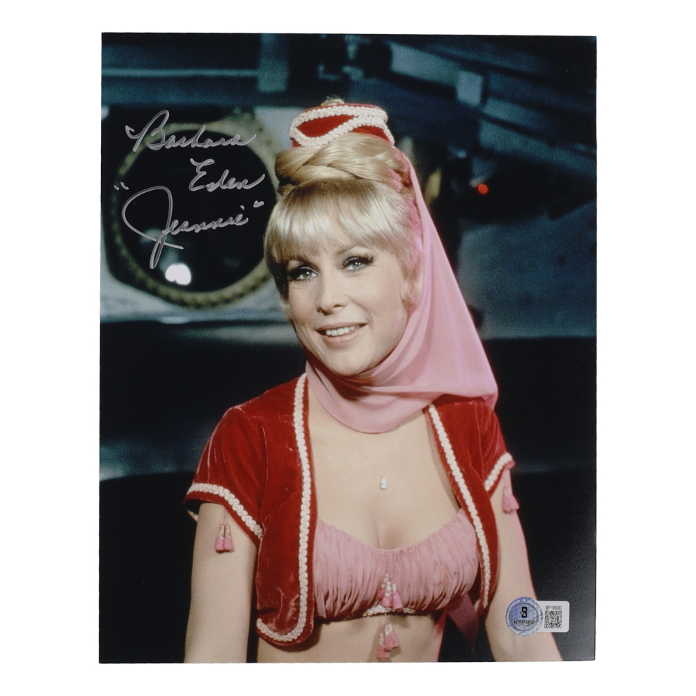 Barbara Eden Signed "I Dream of Jeannie" 8x10 Photo Inscribed "Jeannie" (Beckett) | Pristine Auction