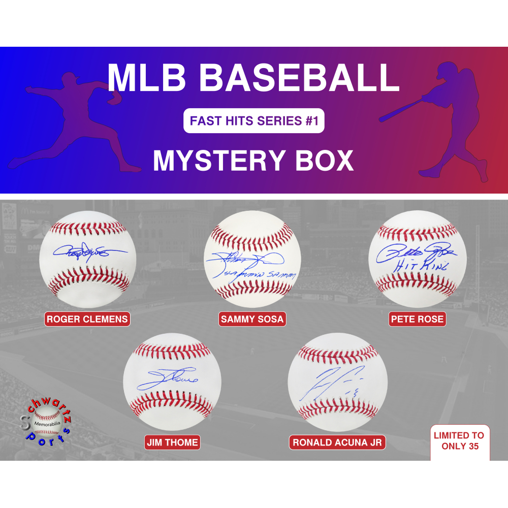 MLB Baseball Signed Mystery Box FAST HITS Series 1 Limited To 35