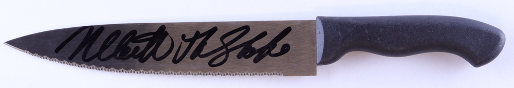 Nick Castle Signed "Halloween Kills" Knife Inscribed "The Shape ...