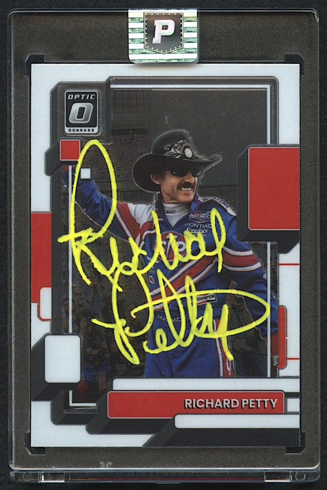 Richard Petty Signed 2023 Donruss Optic #22 (PA Encapsulated ...