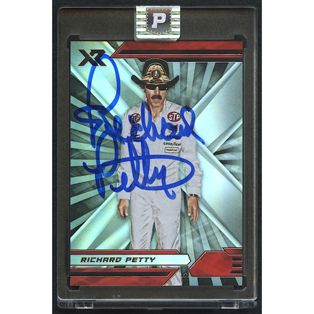 Richard Petty Signed 2021 Panini Chronicles XR #8 (PA Encapsulated ...