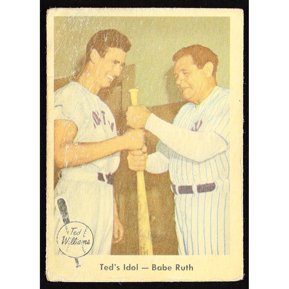 Ted's Idol Babe Ruth 1959 Fleer Ted Williams #2 | Pristine Auction