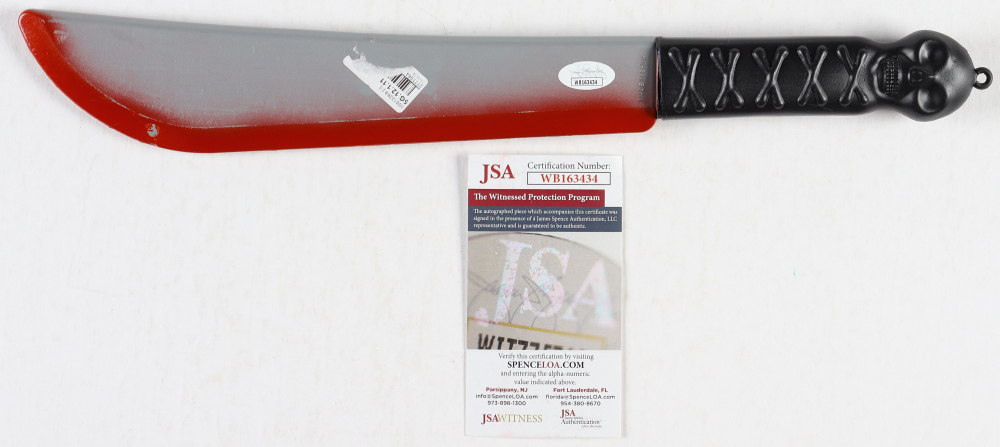 Ari Lehman Signed "Friday The 13th" Prop Machete Inscribed "Jason 1 ...