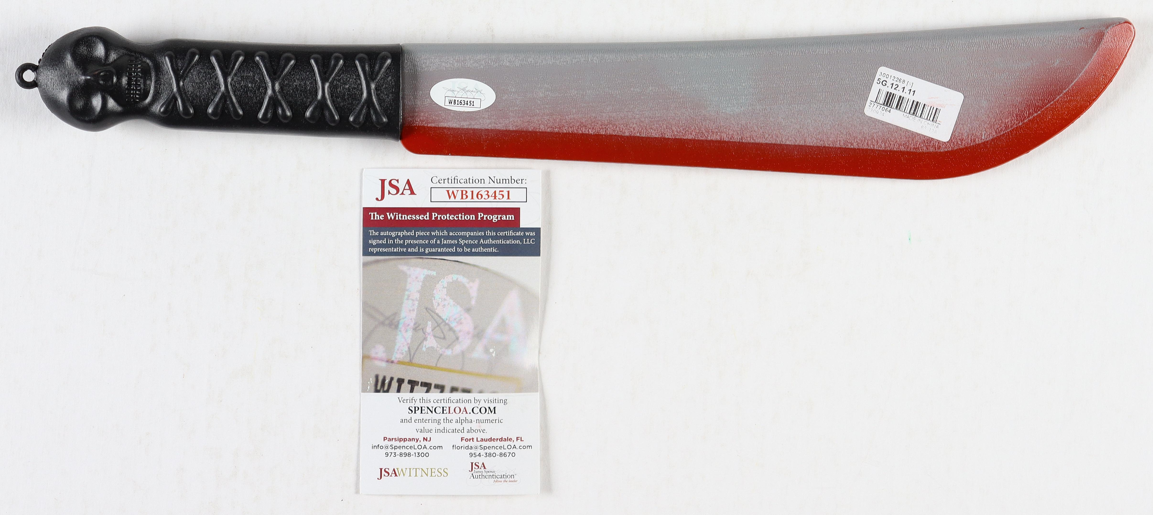 Ari Lehman Signed "Friday The 13th" Prop Machete Inscribed "Jason 1 ...
