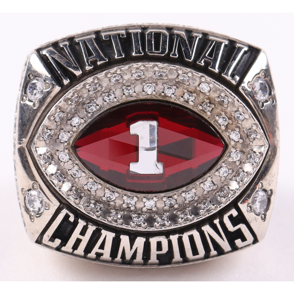 Alabama Crimson Tide 2012 BCS National Championship Player Ring ...