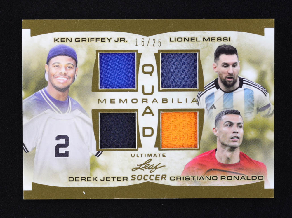 Ken Griffey Jr. / Lionel Messi / Derek Jeter / Cristiano Ronaldo 2023 ...