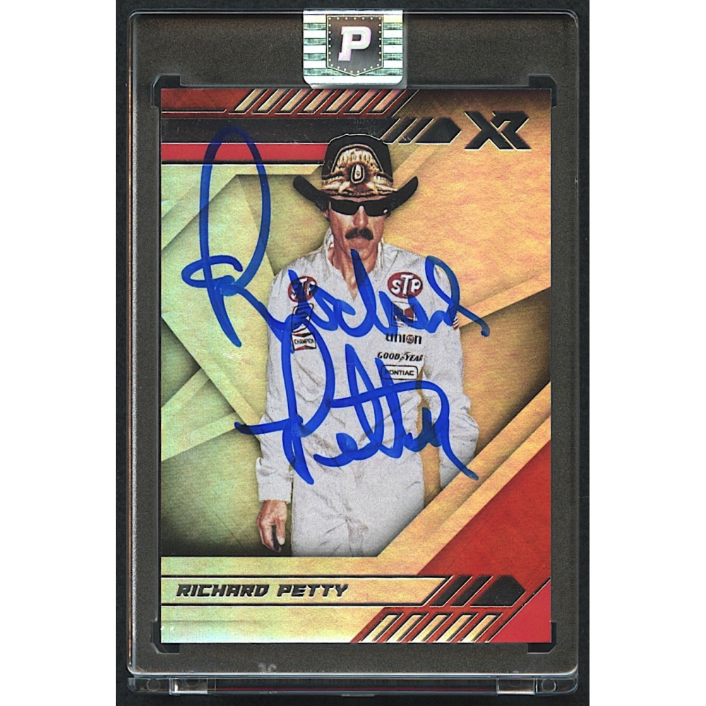 Richard Petty Signed 2021 Panini Chronicles XR #8 (PA Encapsulated ...