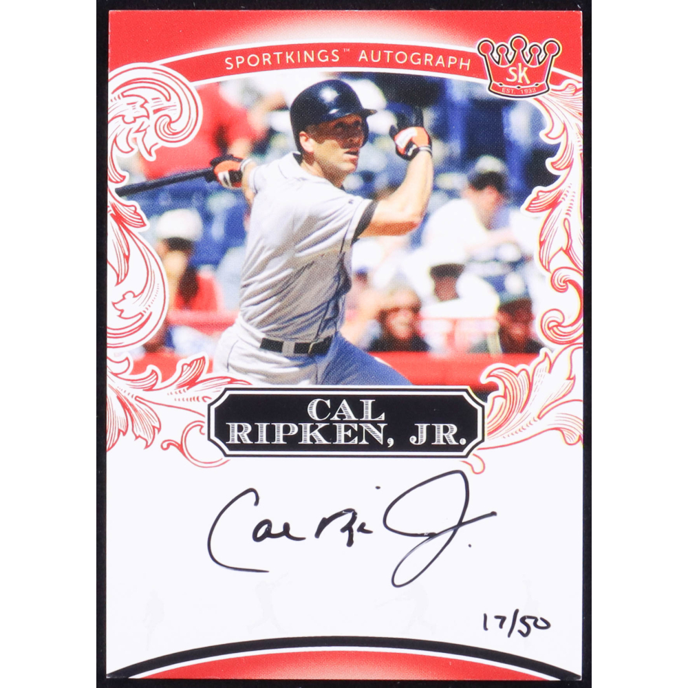 Cal Ripken Jr. 2022 Sport Kings Volume 4 Autographs Red #A110 #17/50 ...