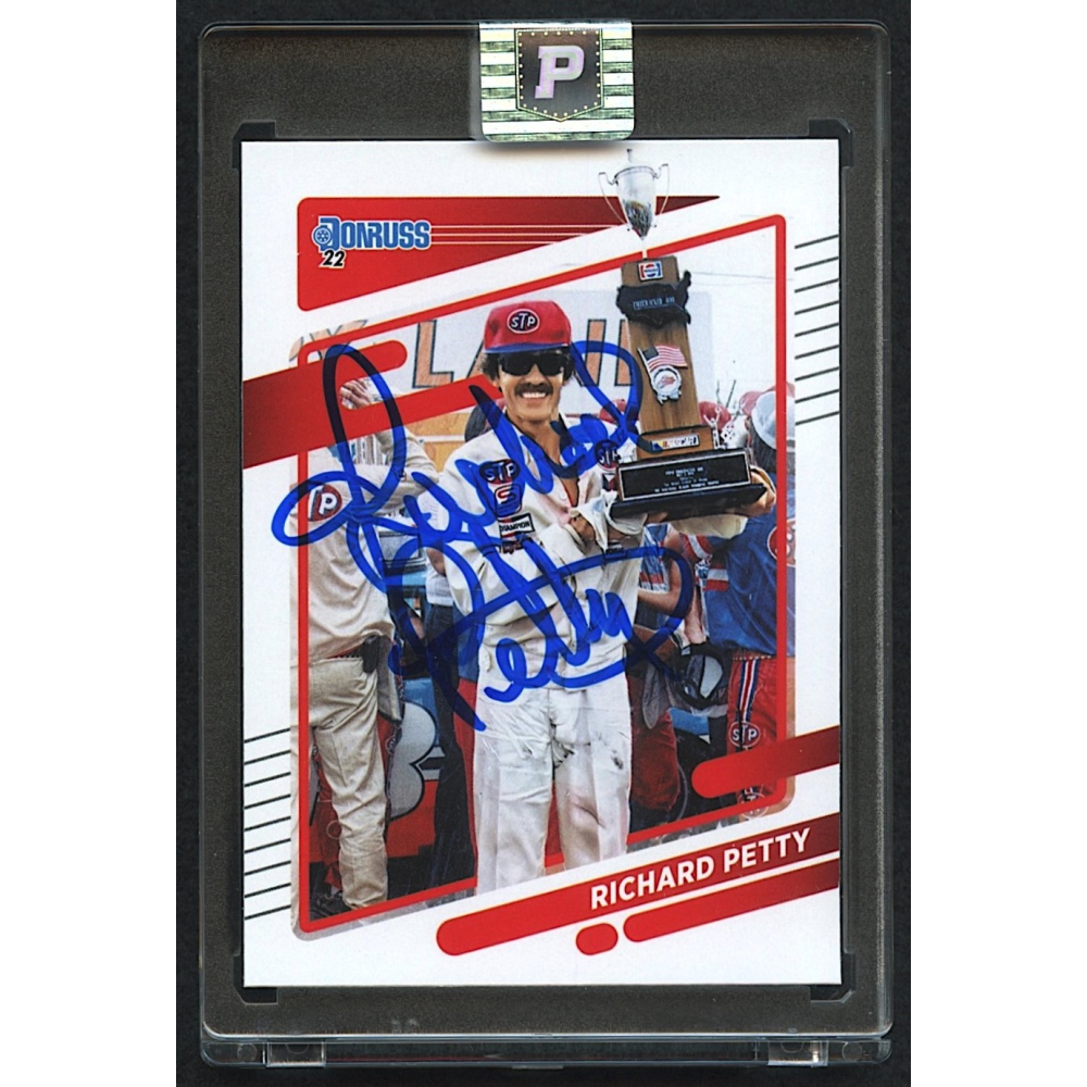 Richard Petty Signed 2022 Donruss #93 (PA Encapsulated) | Pristine Auction
