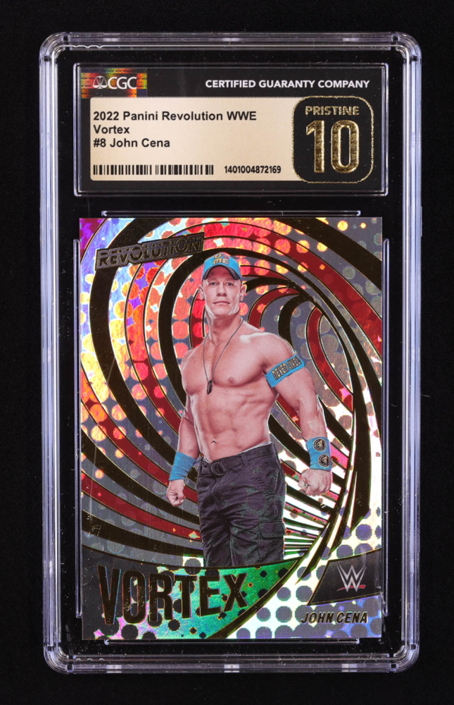 John Cena 2022 Revolution WWE Vortex #8 (CGC 10) | Pristine Auction