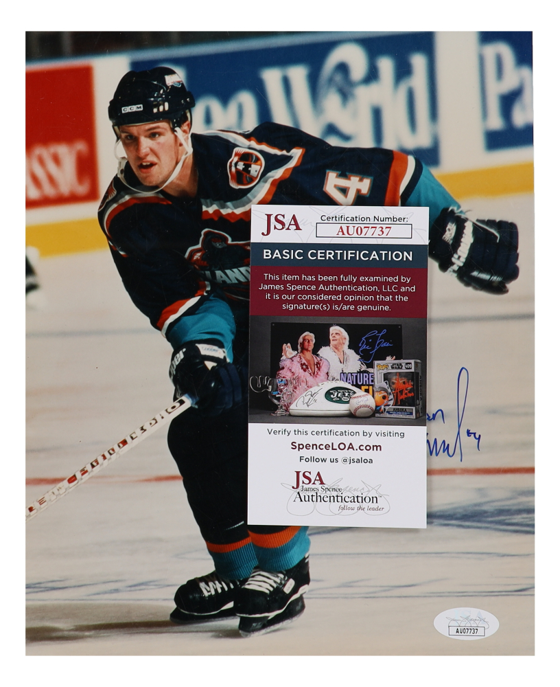 Bryan McCabe Signed islanders 8x10 Photo (JSA) | Pristine Auction