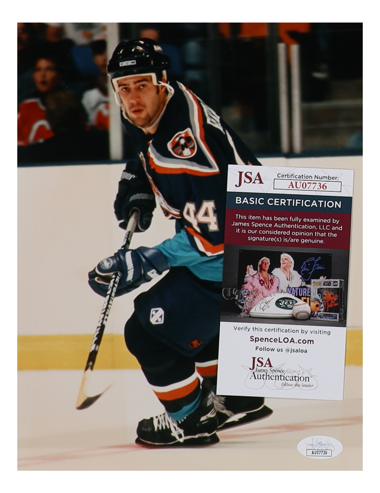 Todd Bertuzzi Signed islanders 8x10 Photo (JSA) | Pristine Auction