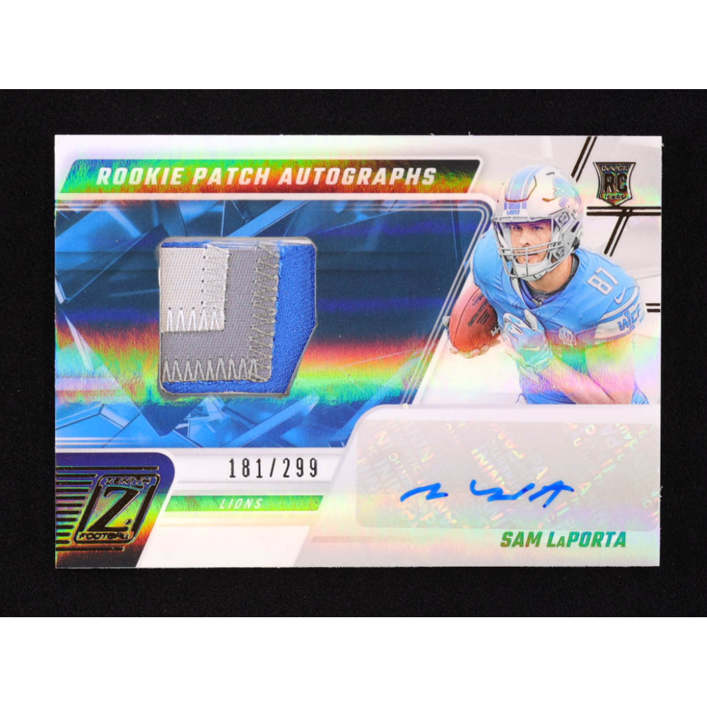 Sam LaPorta 2023 Zenith #231 JSY AU RC #181/299 | Pristine Auction