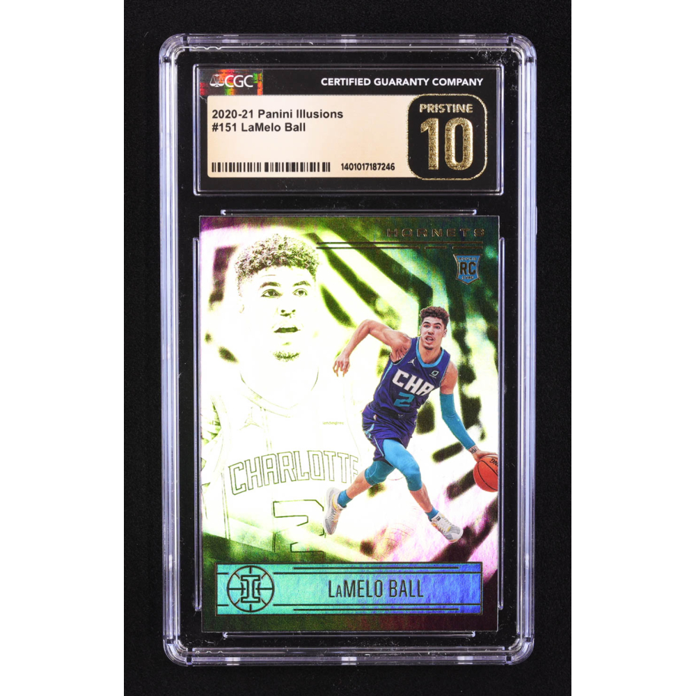 LaMelo Ball 2020-21 Panini Illusions #151 RC (CGC 10) | Pristine Auction LaMelo Ball 2020-21 Panini Illusions #151 RC (CGC 10) | Pristine Auction