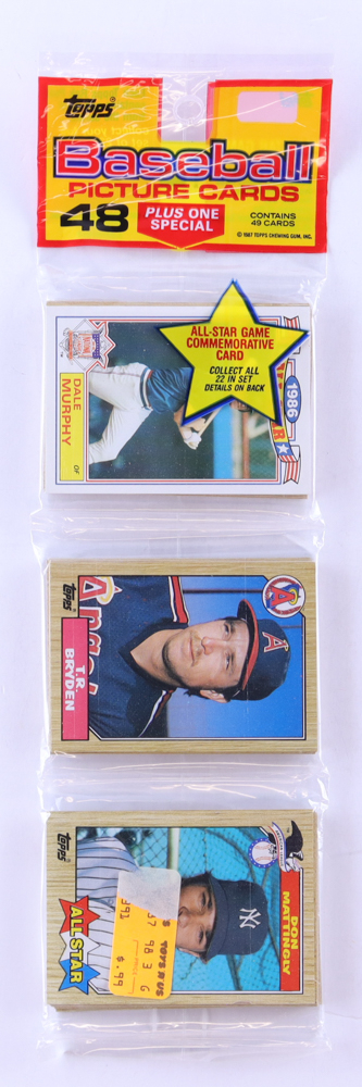 1987 Topps Baseball Rack Pack With (49) Cards | Pristine Auction