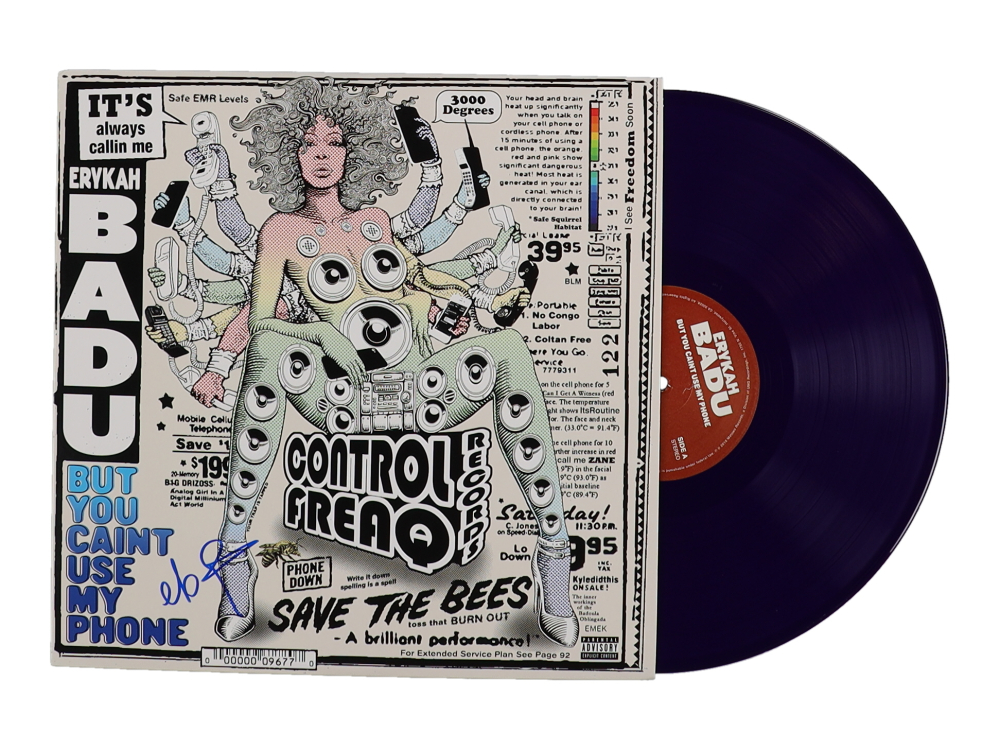 Erykah Badu Signed "But You Caint Use My Phone" Vinyl Record Album (PSA ...