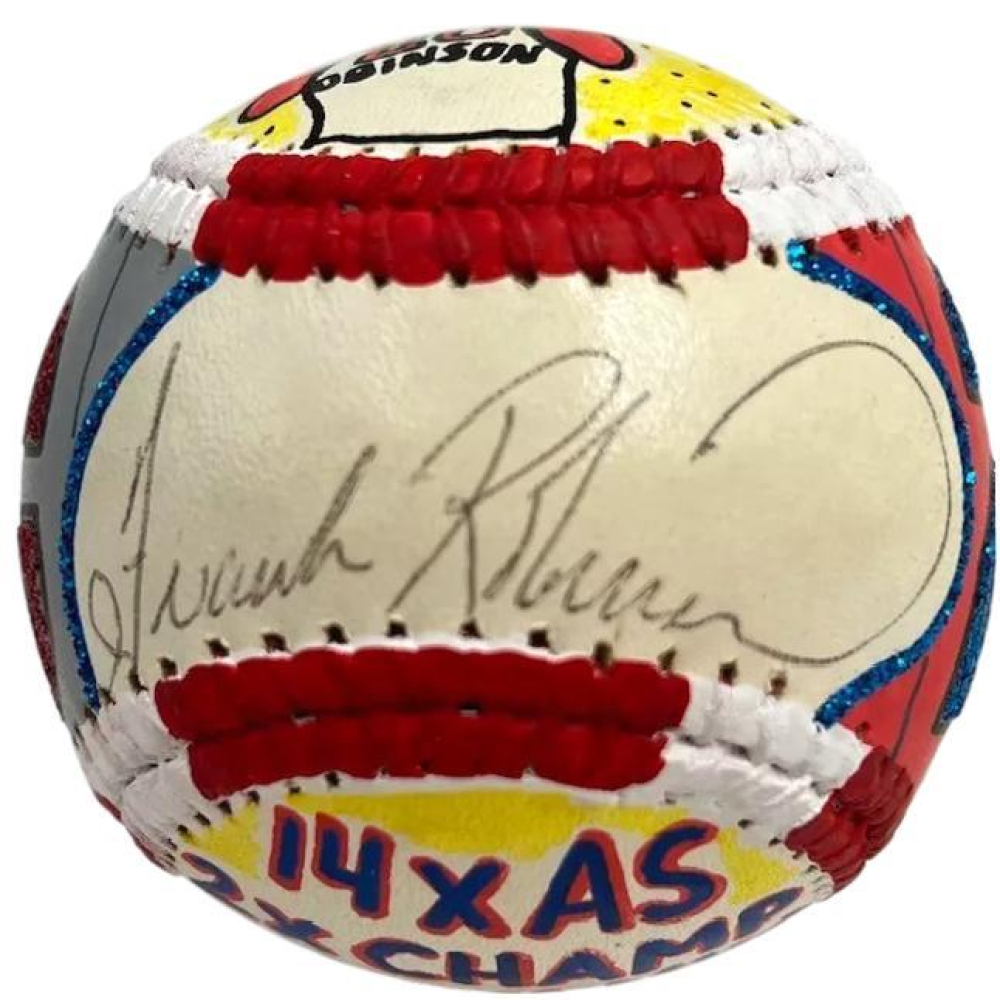Frank Robinson Signed CarterX Custom Hand-Painted Baseball (JSA ...