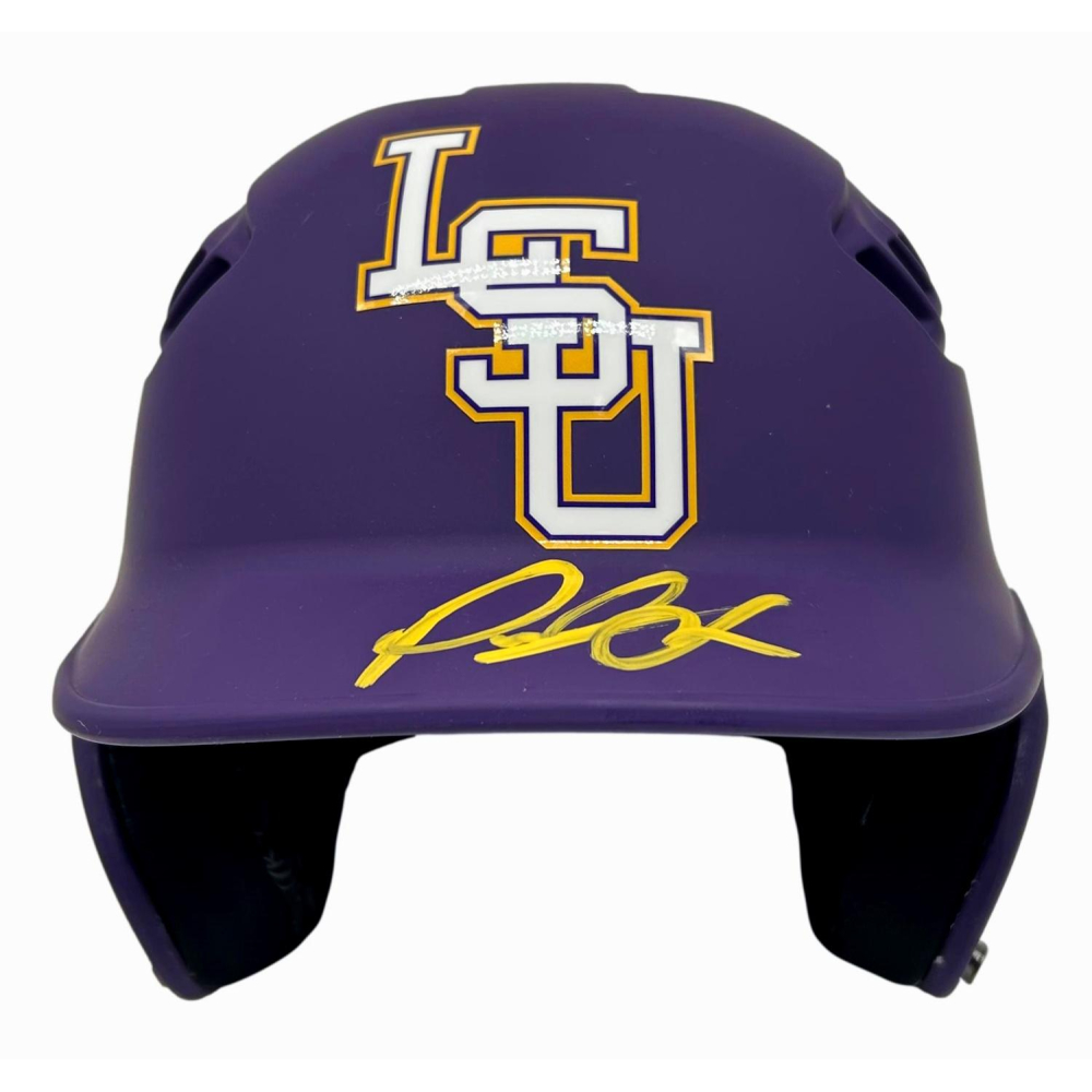 Paul Skenes Signed LSU Full-Size Batting Helmet (MLB) | Pristine Auction