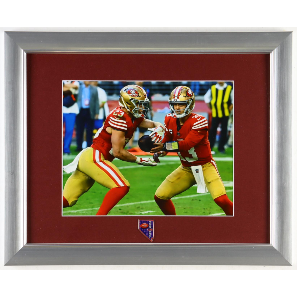 Christian McCaffrey & Brock Purdy 49ers Custom Framed Photo Display ...