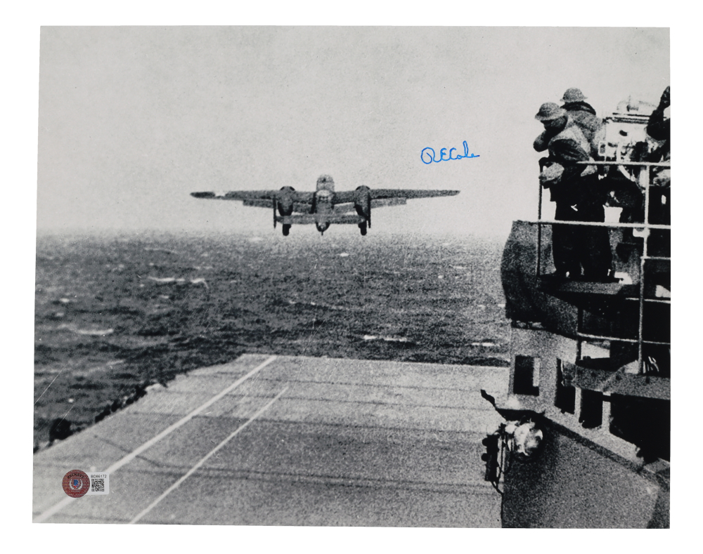 Richard E. Cole Signed 11x14 Photo (Beckett) | Pristine Auction