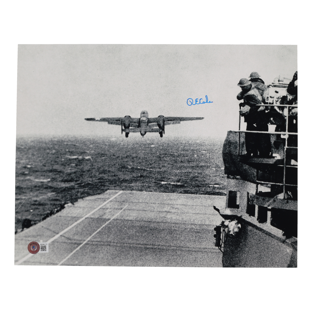 Richard E. Cole Signed 11x14 Photo (Beckett) | Pristine Auction