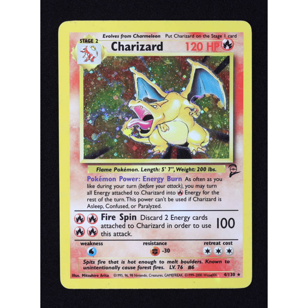 Charizard 2000 Pokemon Base 2 Unlimited #4 Holo | Pristine Auction
