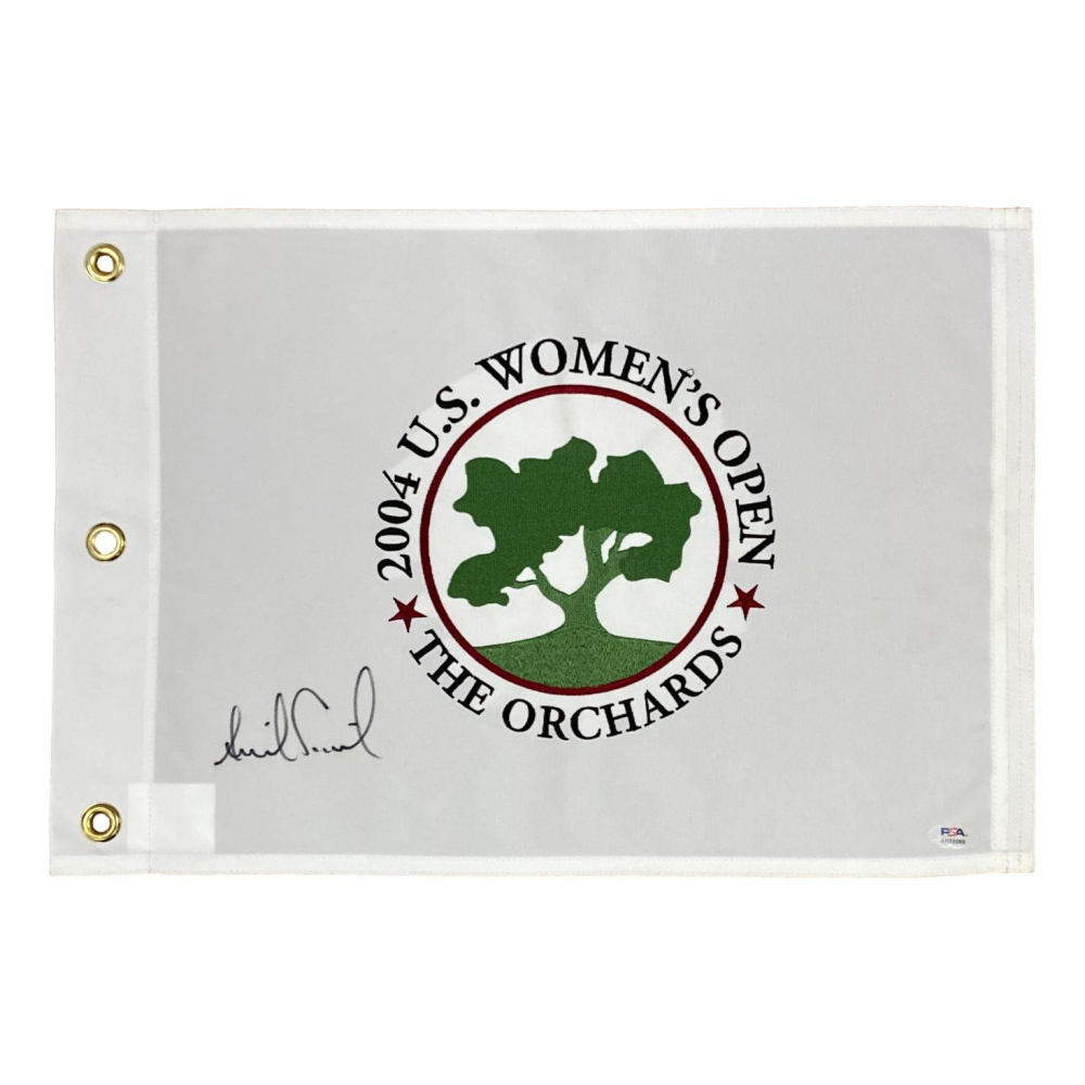 Annika Sorenstam Signed 2004 LPGA US Open Golf Flag (PSA) | Pristine ...