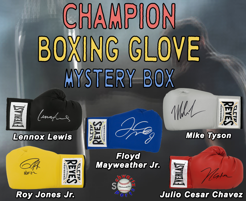 Boxing Champion Signed Boxing Glove Mystery Box - Series 14 (Limited to ...