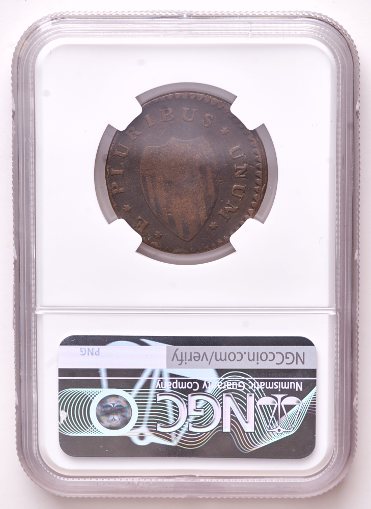 1786 New Jersey Colonial Copper Cent, Curved Beam (NGC Fine Details ...