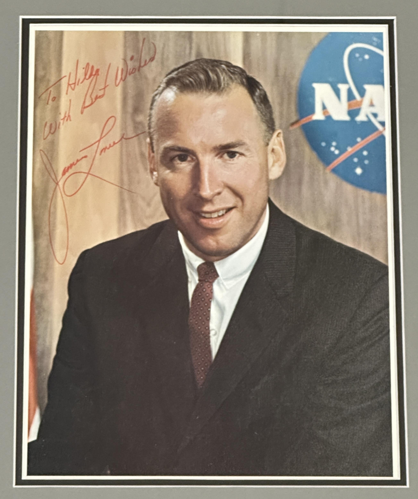 Jack Swigert, James Lovell & Fred Faise Signed Apollo 13 Custom Framed ...