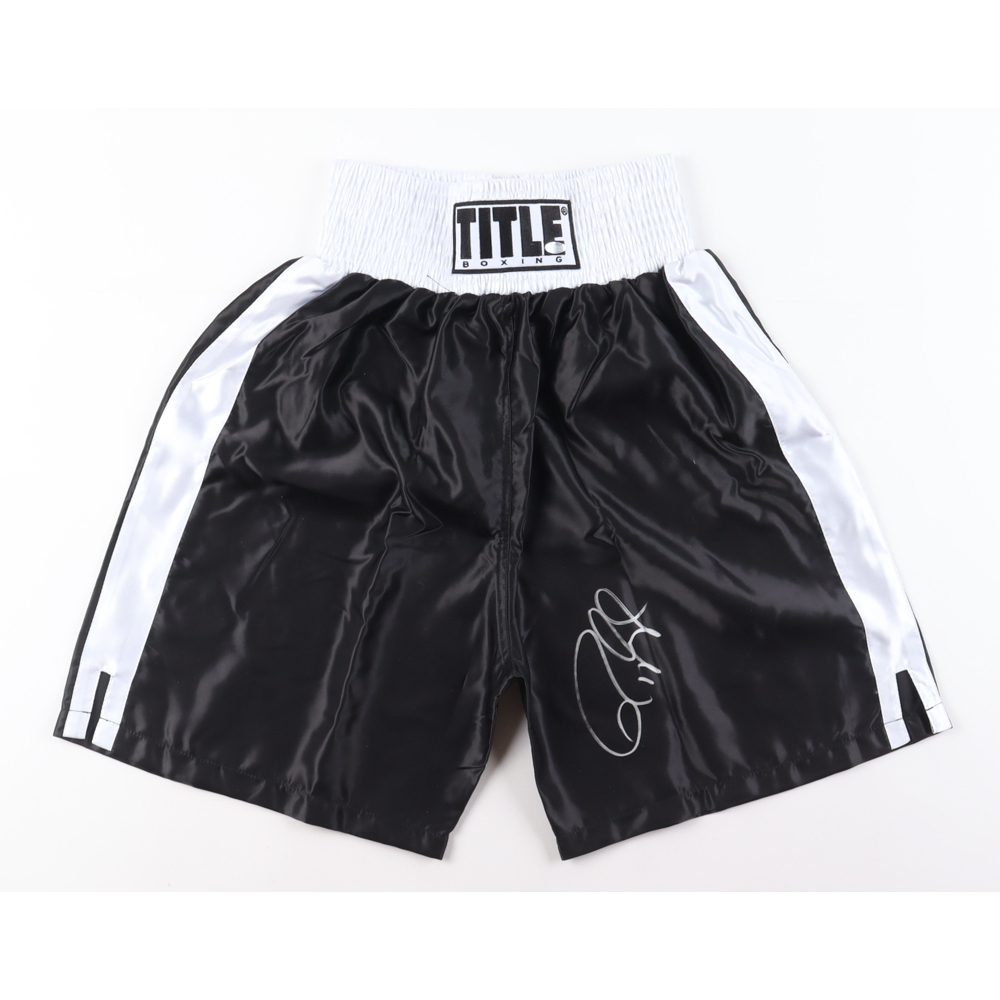 Roy Jones Jr. Signed Title Boxing Trunks (Schwartz) | Pristine Auction