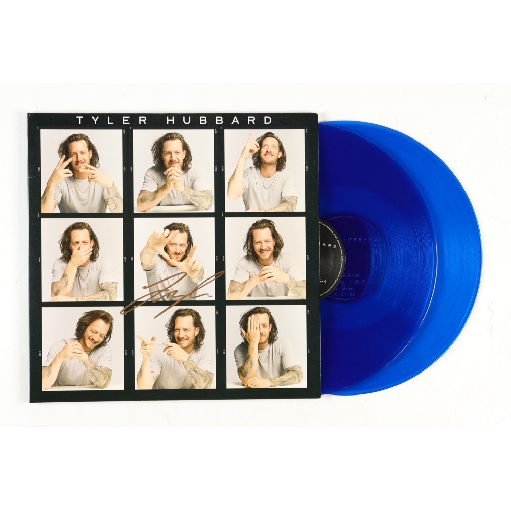 Tyler Hubbard Signed Self-Titled Vinyl Album Cover With Double Vinyl ...